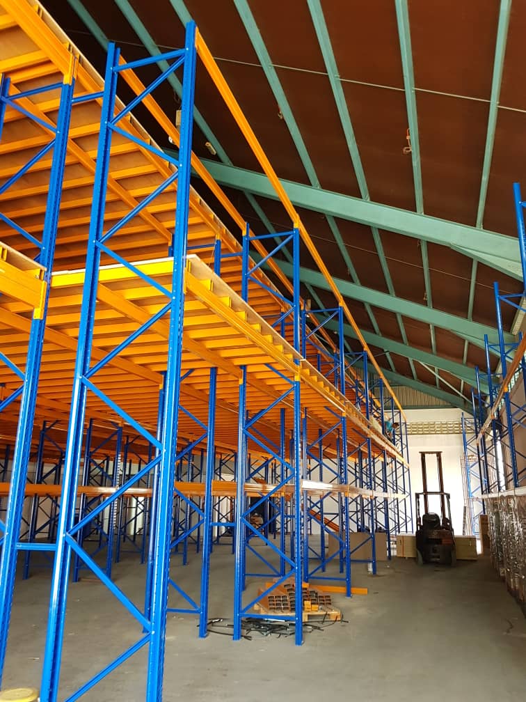 Heavy Duty Rack Supported Platform - Mountain Wireframe